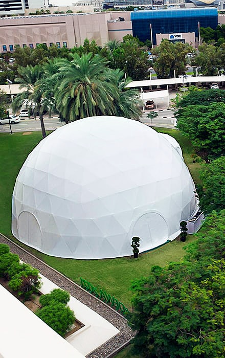Geodesic dome tent - Spherical dome tents for rent and purchase