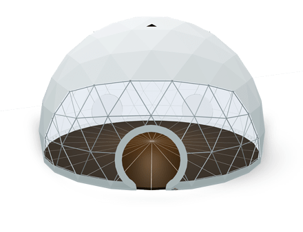 Geodesic dome tent - Spherical dome tents for rent and purchase